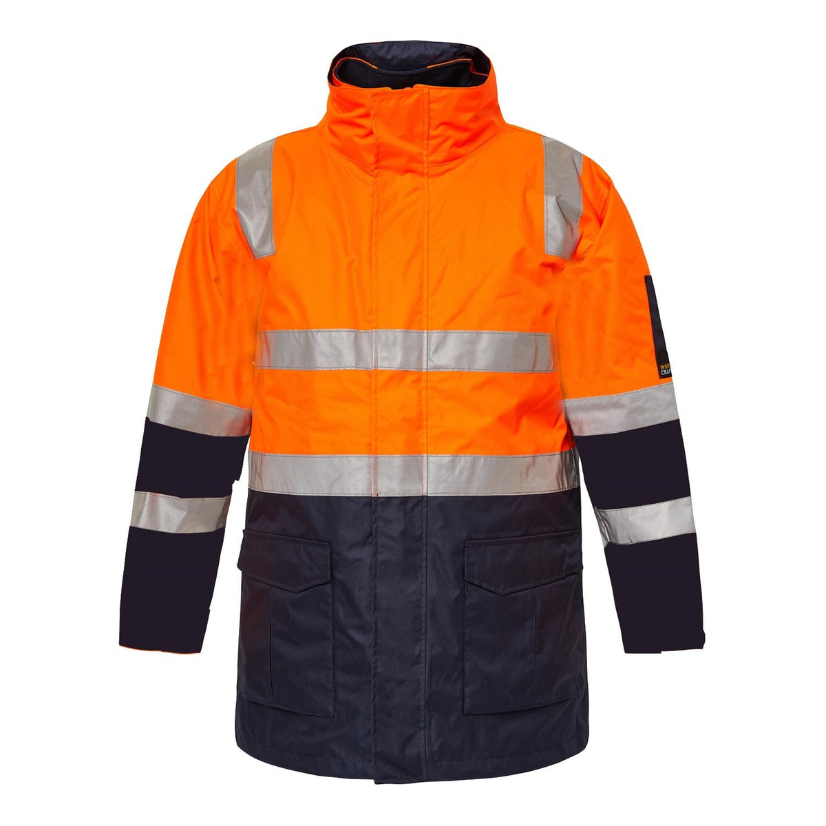 Workcraft Hi Vis 6 in 1 Reflective Work Jacket (WW9032) — Outback ...